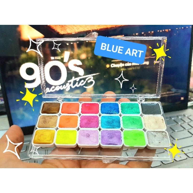 (__BLUE ART__) Màu Nhũ Metallic Himi 18 Màu Chiết - Phiên Bản Đặc Biệt ...