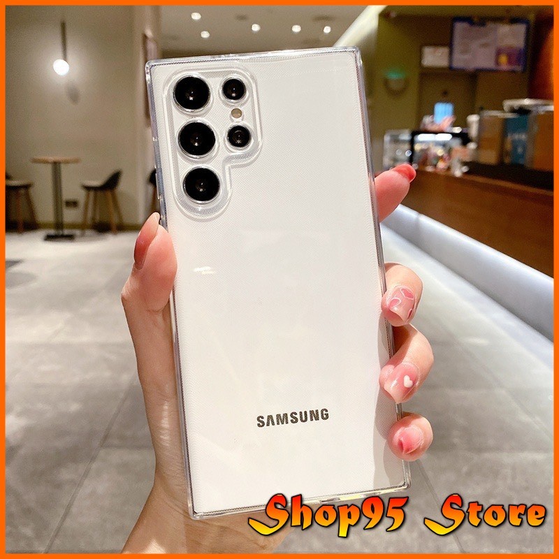 Ốp lưng trong suốt chống va đập cho Samsung Galaxy S23FE S23+ Ultra S22 ...