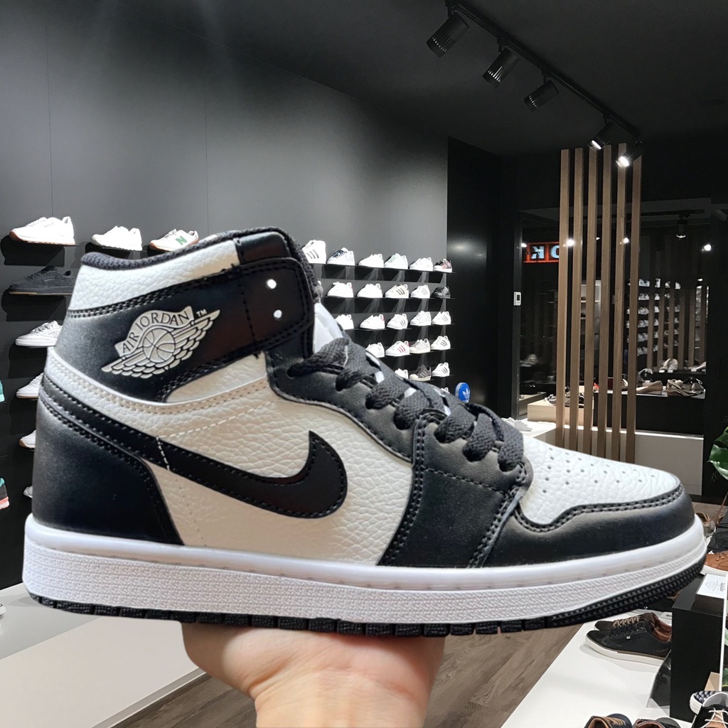 Giày Thể Thao Sneaker JD_Trắng Đen Cổ Cao Giày Jd PanDa Cao Cổ Full ...