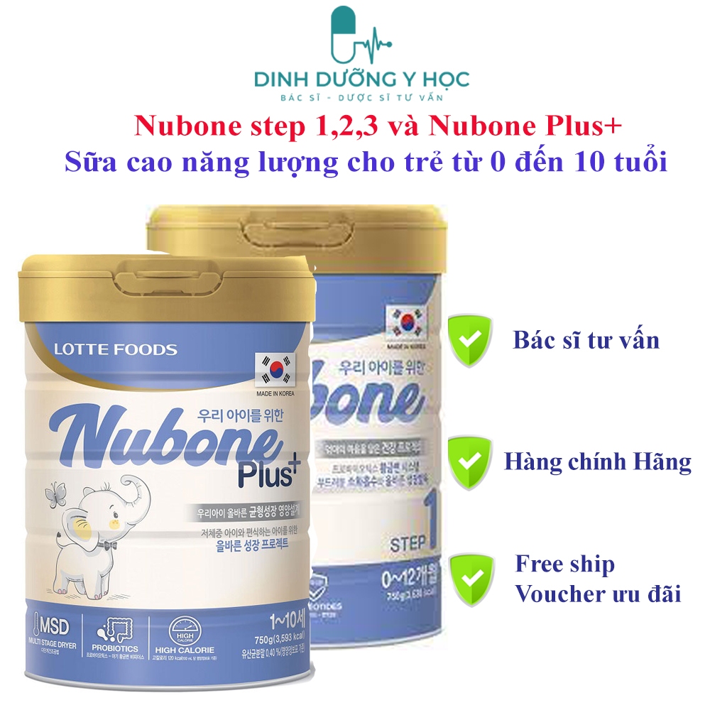(chính hãng check mã QR) Sữa Nubone step 1,2 và Plus + Hàn Quốc hộp ...