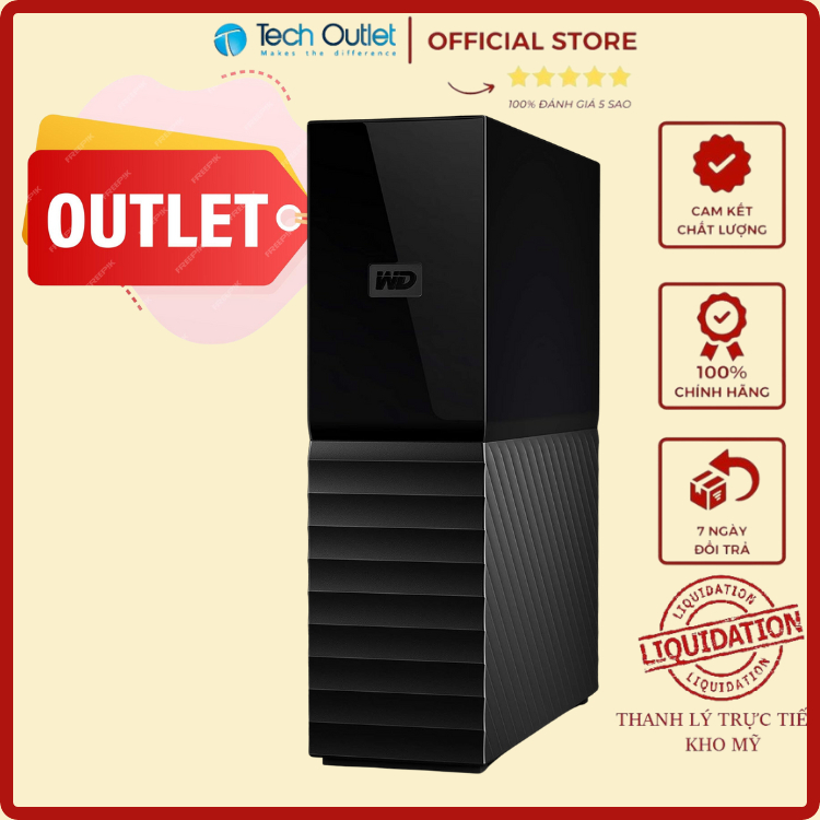 ổ cứng HDD WD my book 4tb 6tb 8tb 12tb hàng chính hãng usa | Shopee Việt Nam