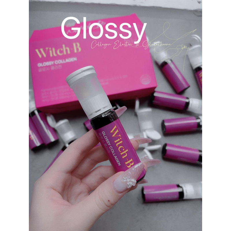 Nước uống WITCH-B GLOSSY COLLAGEN Bebalance ( 1 hộp 14 ống ) | Shopee ...