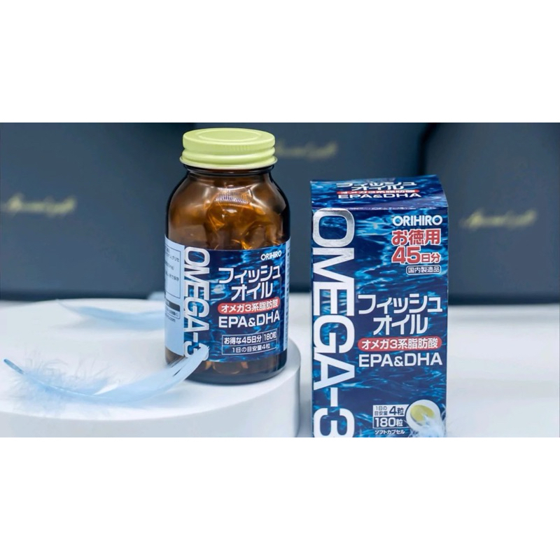 Viên uống đầu cá Omega 3 ORIHIRO NHẬT bản 180v | Shopee Việt Nam
