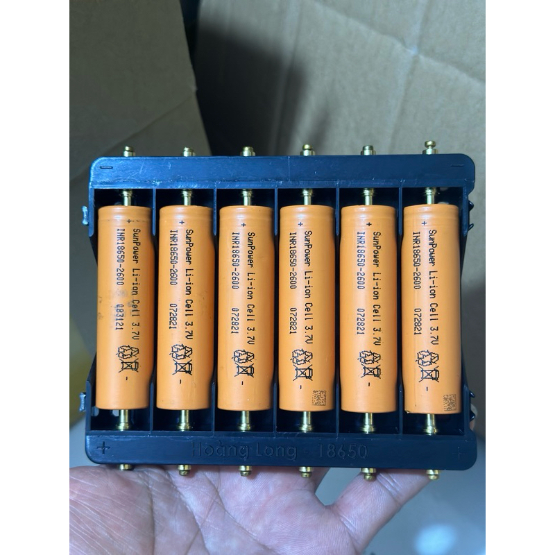 Khay pin 18650 VIP ( khay 6 cell) | Shopee Việt Nam