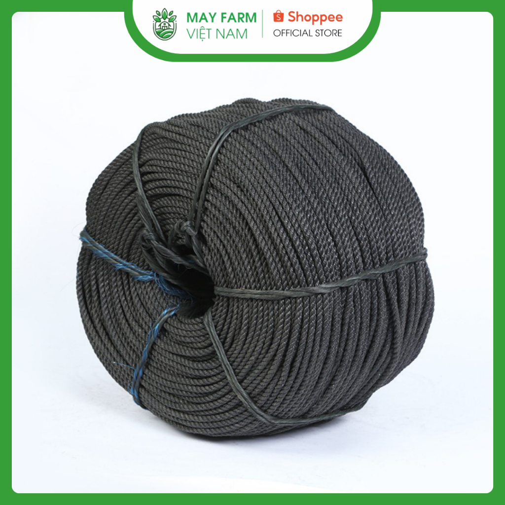 Dây thừng, Dây thừng nhựa PP, 1m Dây dù May Farm chịu lực sợi 6mm | Shopee Việt Nam