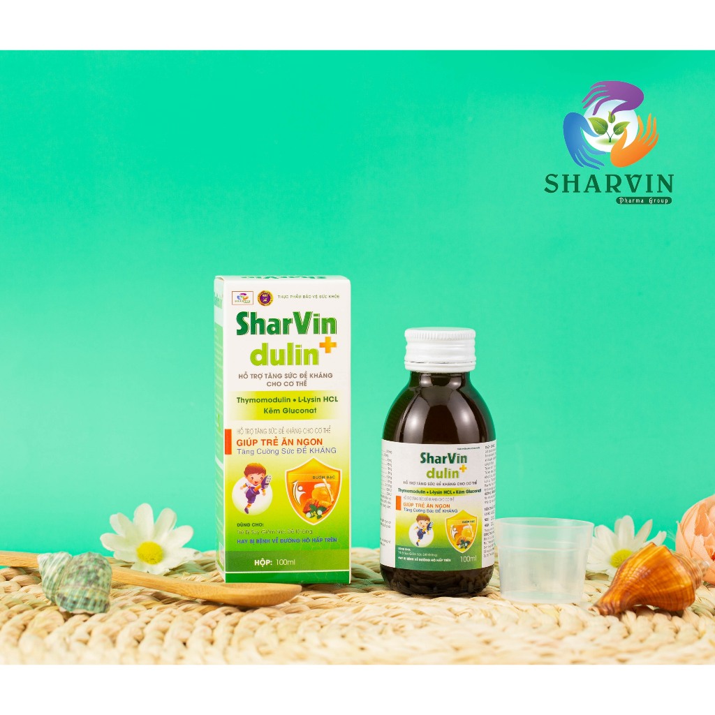 [CHÍNH HÃNG] Siro Sharvin dulin hỗ trợ đường hô hấp, tăng đề kháng ...