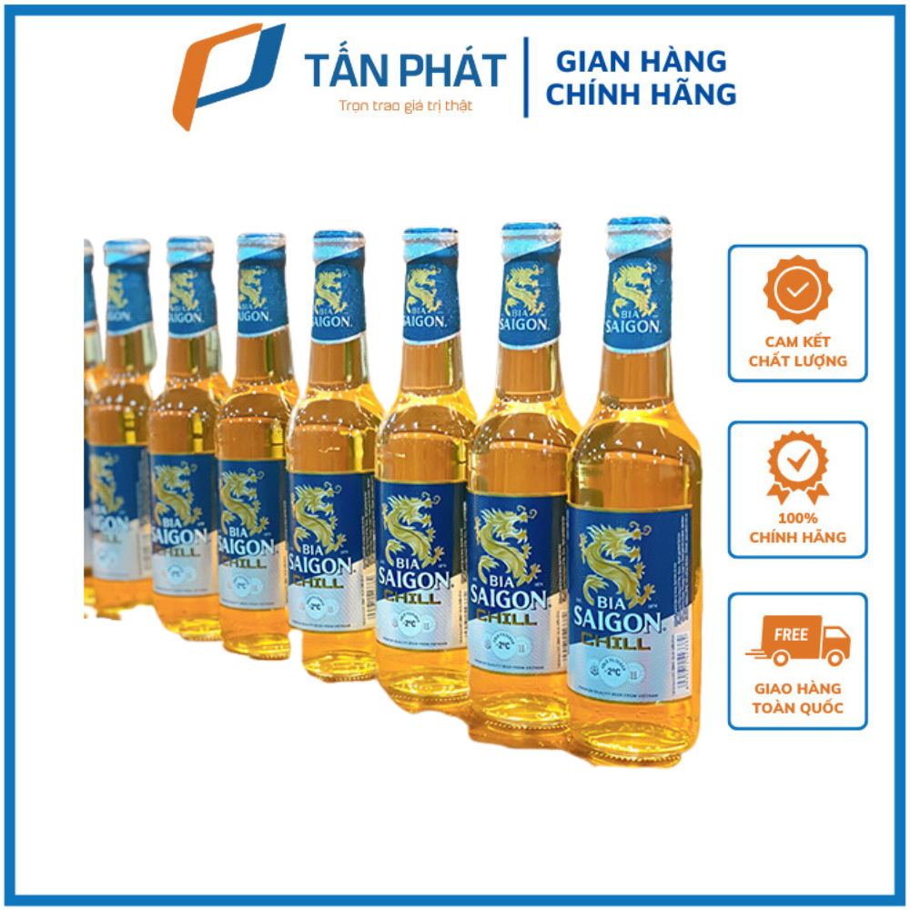 Kết 24 Chai Bia Sài Gòn Chill | Shopee Việt Nam