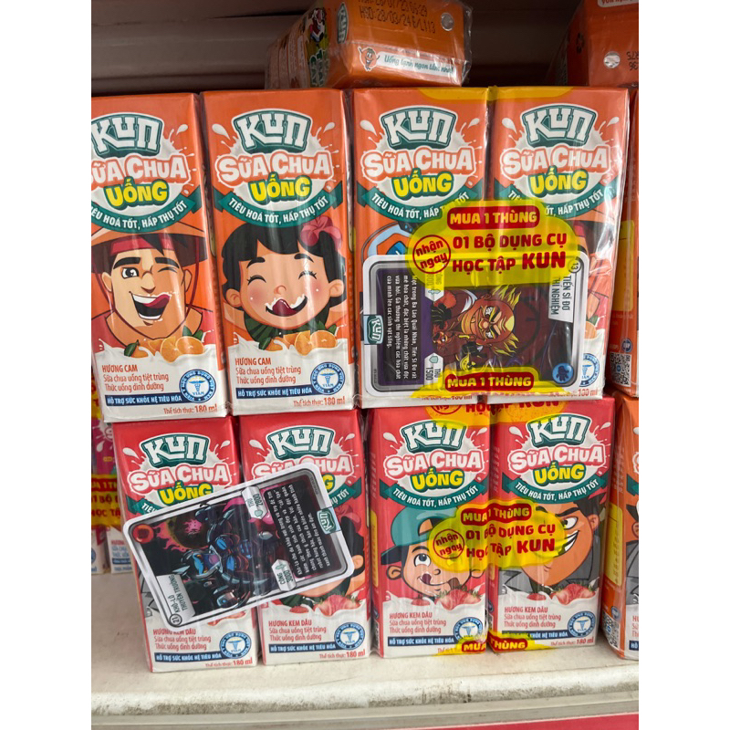 Thùng 48 Hộp SCU Kun Hương Cam, Hương Dâu LiF Kun 180ml NgoctoanMart ...