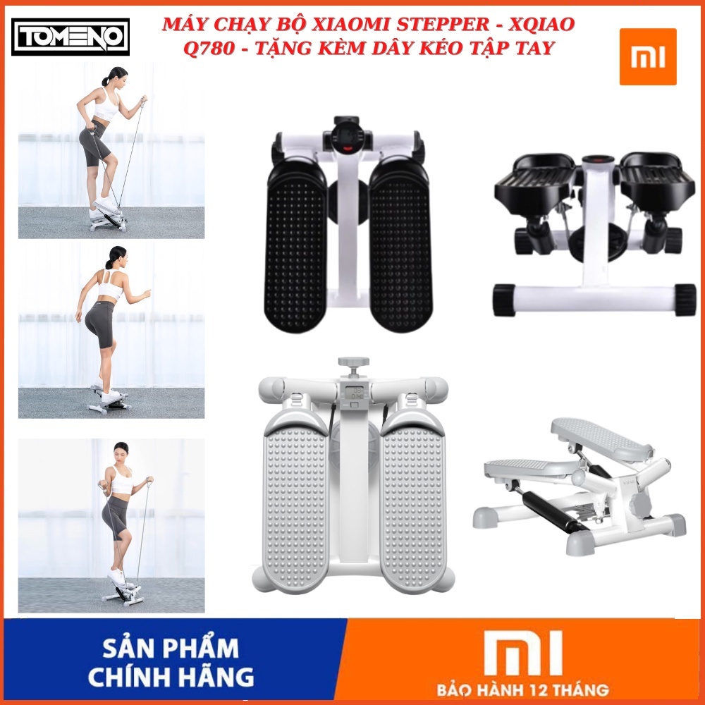 Máy chạy bộ - FREESHIP - Máy chạy bộ MINI STEPPER phiên bản PREMIUM tặng kèm bàn xoay eo + dây ...