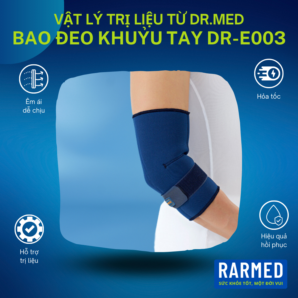 Bao đeo bảo vệ khuỷu tay Dr.Med DR-E003 hỗ trợ bong gân, chấn thương ...