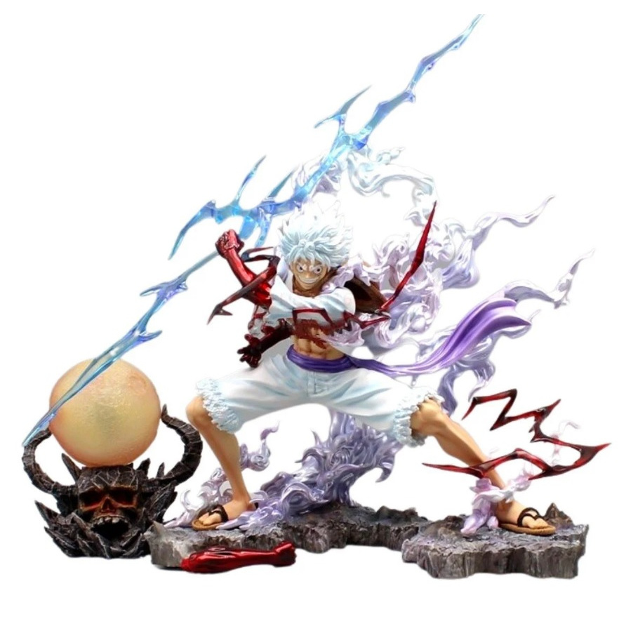 Mô Hình Figure OnePiece Luffy gear 5 cầm sét chiến đấu, có Led - Cao ...