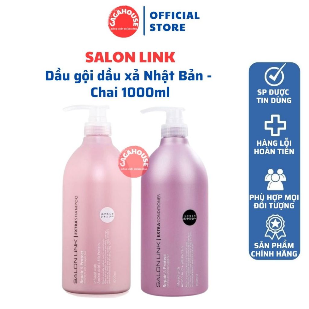 Dầu gội dầu xả Salon Link Nhật Bản - Chai 1000ml | Shopee Việt Nam