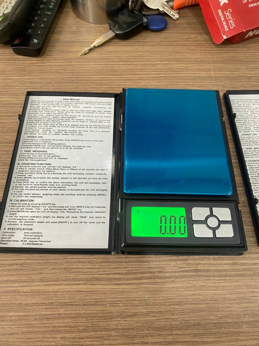 Cân điện tử mini Notebook 300g Model: TPS NB500 300g/0.01g | Shopee ...