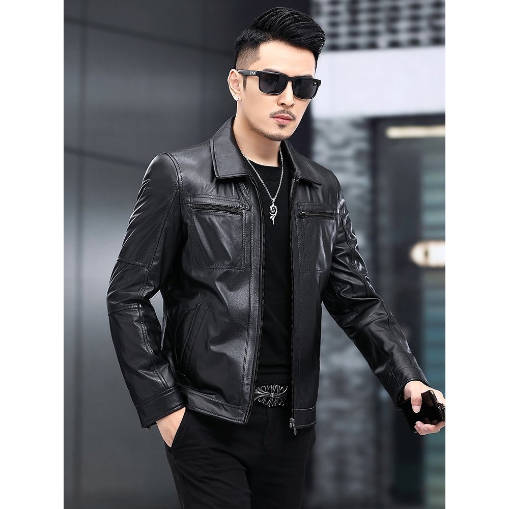 Áo Khoác Da nam hàn quốc BONADO AK598102 | Shopee Việt Nam