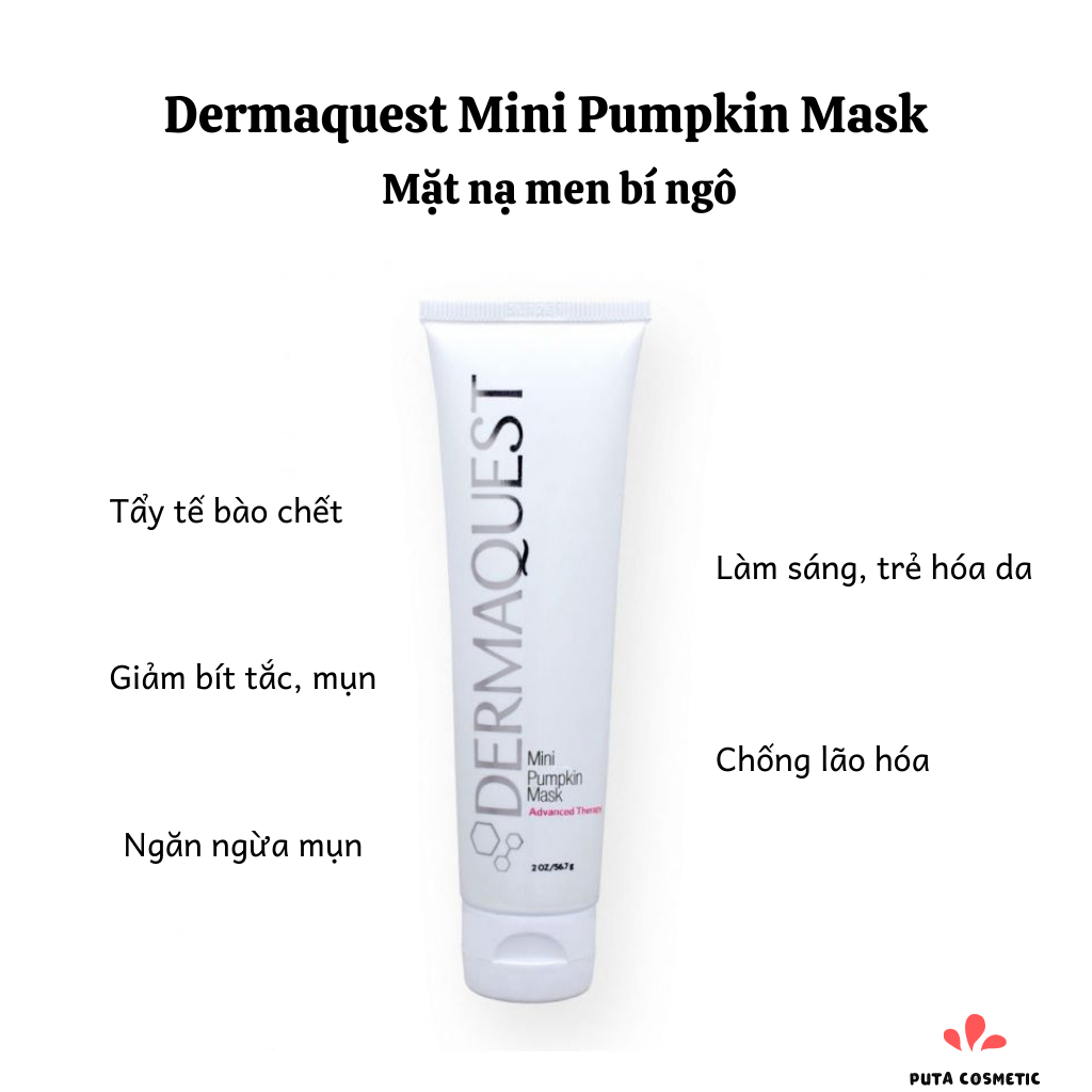 Dermaquest Mini Pumpkin Mask 56g - Mặt nạ bí ngô, làm sạch dịu nhẹ, tẩy ...
