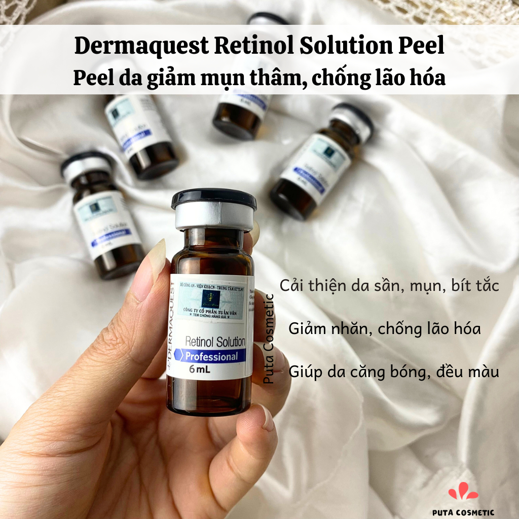 Peel da Dermaquest Retinol Solution Peel 6ml - Peel da giảm mụn, thâm ...