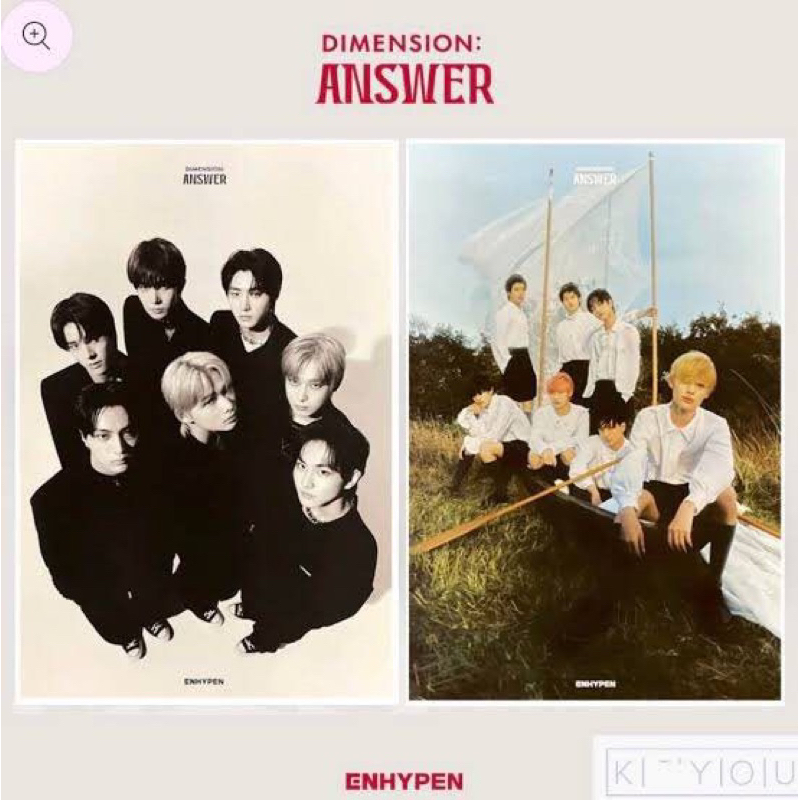 POSTER ALBUM DIMENSION:ANSWER-ENHYPEN CHÍNH HÃNG | Shopee Việt Nam
