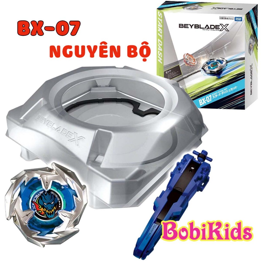 BeybladeX BX07 - Nguyên bộ Con Quay Dran Sword + bàn đấu + tay phóng ...