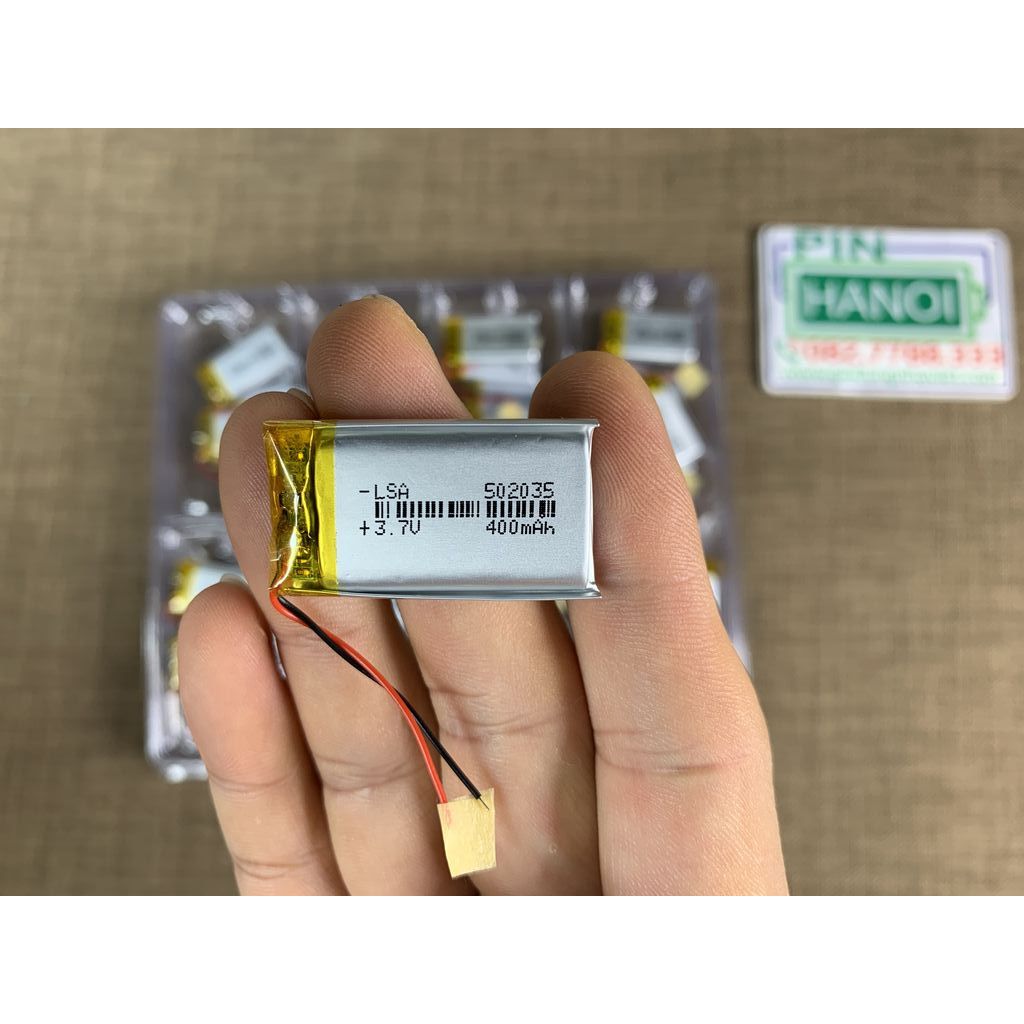 Pin Li-Po 3.7V 502035 400mAh Lithium Polymer | Shopee Việt Nam