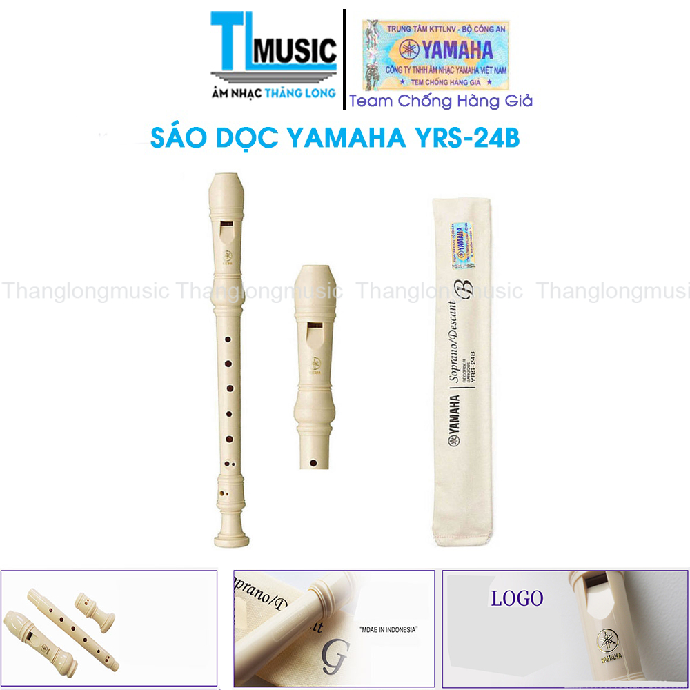 Sáo RECORDER SOPRANO YAMAHA YRS - 24b sáo cho học sinh ,an toàn cho ...