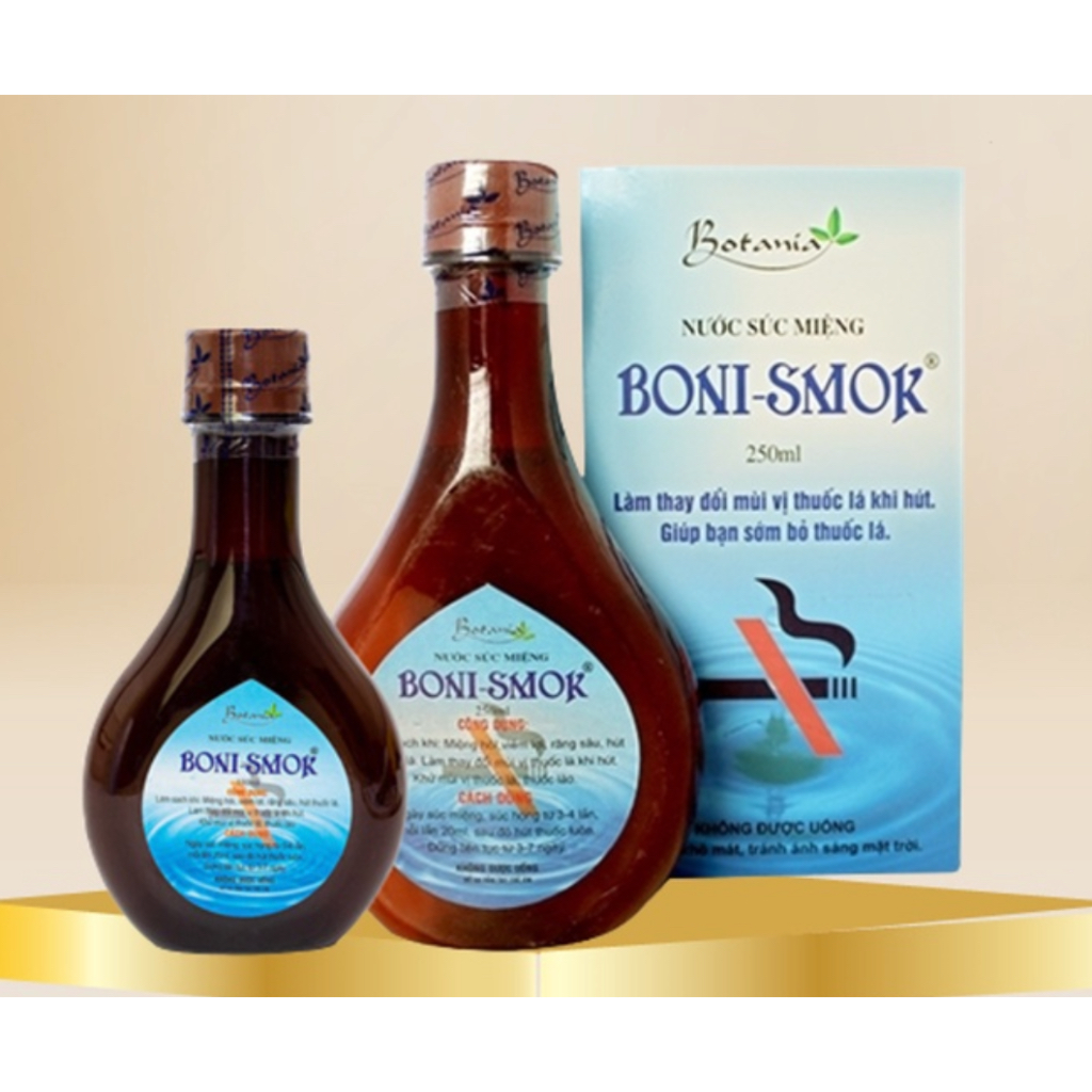 Nước súc miệng Boni Smok - Nước súc miệng cai thuôc lá | Shopee Việt Nam
