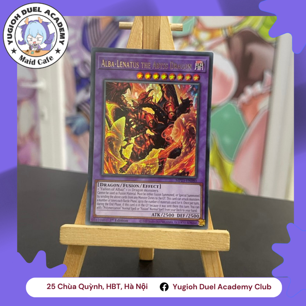 (YDA - TCG) 1 lá thẻ bài Alba-Lenatus the Abyss Dragon - MP23-EN080 ...
