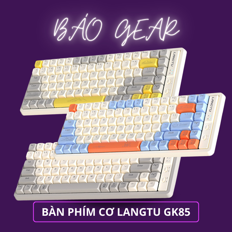 Bàn Phím Cơ Bluetooth Hotswap GK85 LANGTU Không Dây/ Có Dây | Shopee Việt Nam