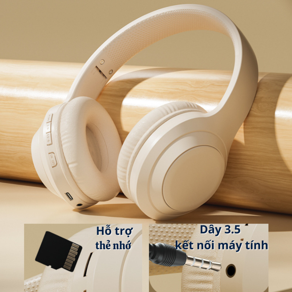 Tai Nghe Chụp Tai Headphone Bluetooth Không Dây M9 Tai Nghe Chụp Gaming Sạc Nhanh Chống Ồn Gấp ...