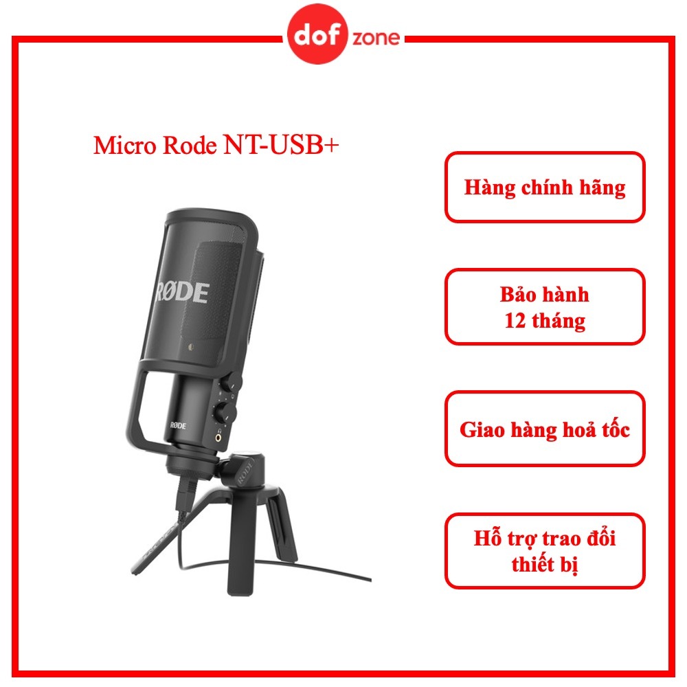 Micro Rode NT-USB+ Hàng chính hãng | Shopee Việt Nam
