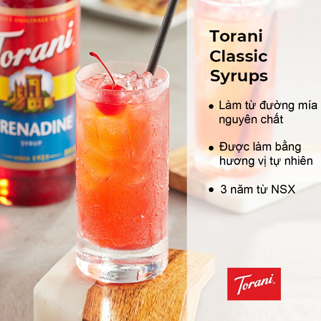 Siro Trái Cây Hỗn Hợp Torani Grenadine Syrup 750ml Mỹ - Syrup Pha Chế ...