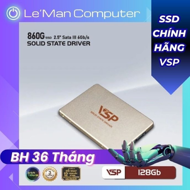 Ổ cứng SSD 128GB VSPTECH 860G QVE, Chính hãng, Bảo hành 36 tháng ...