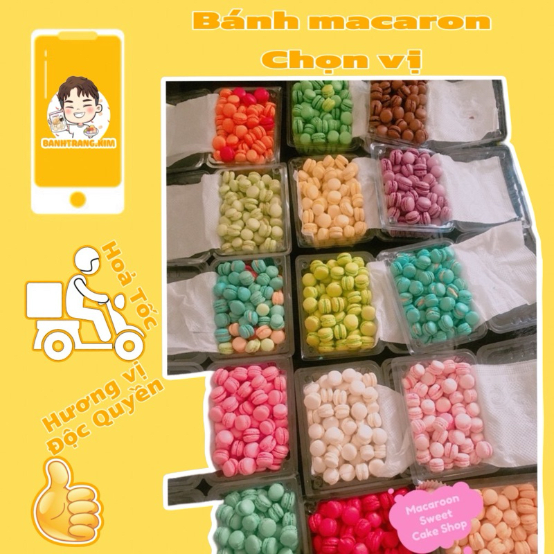 Bánh macaron ( mini size chọn vị hộp thường ) | Shopee Việt Nam