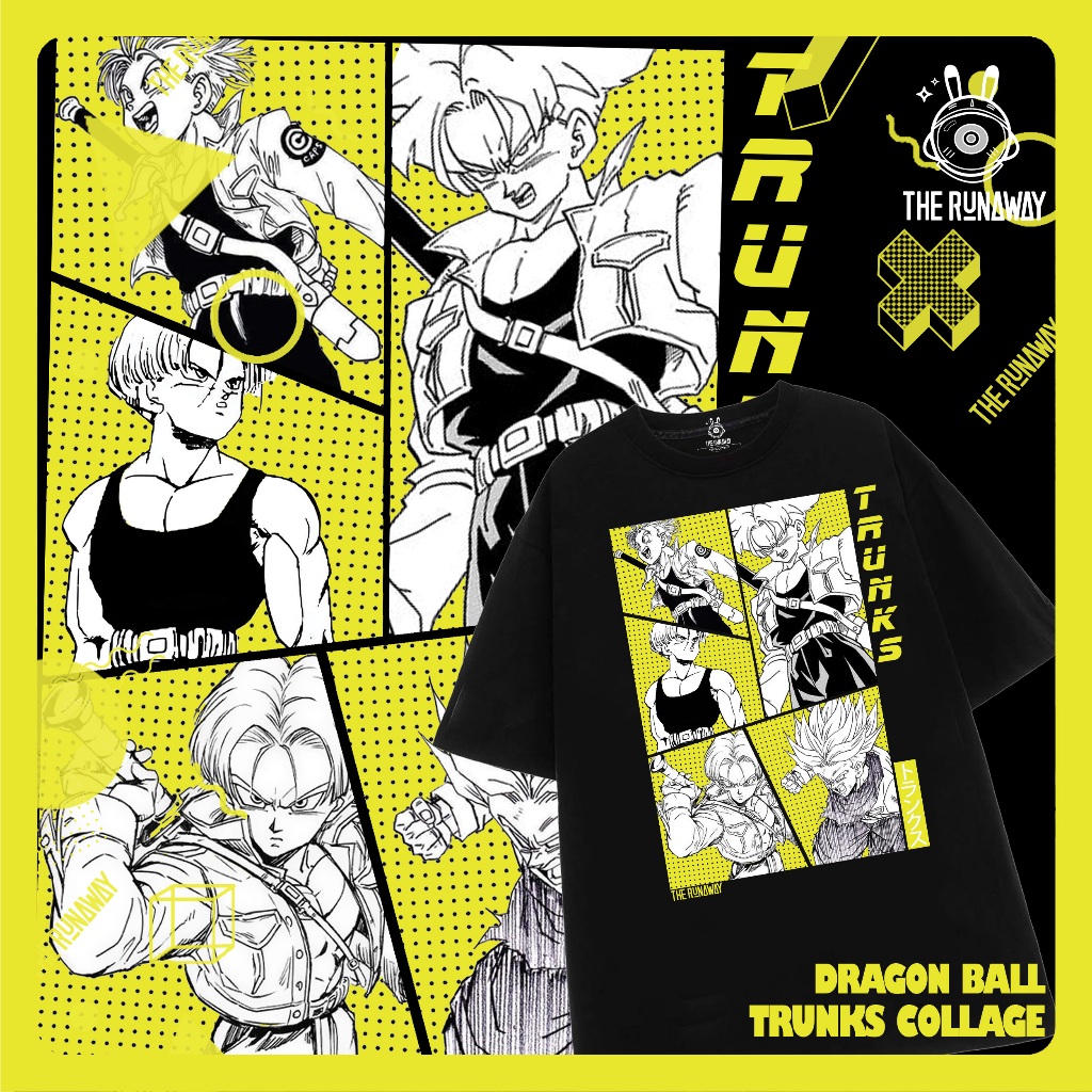 Áo phông Dragon Ball: Trunks Collage 100% Cotton Nam / Nữ by The ...
