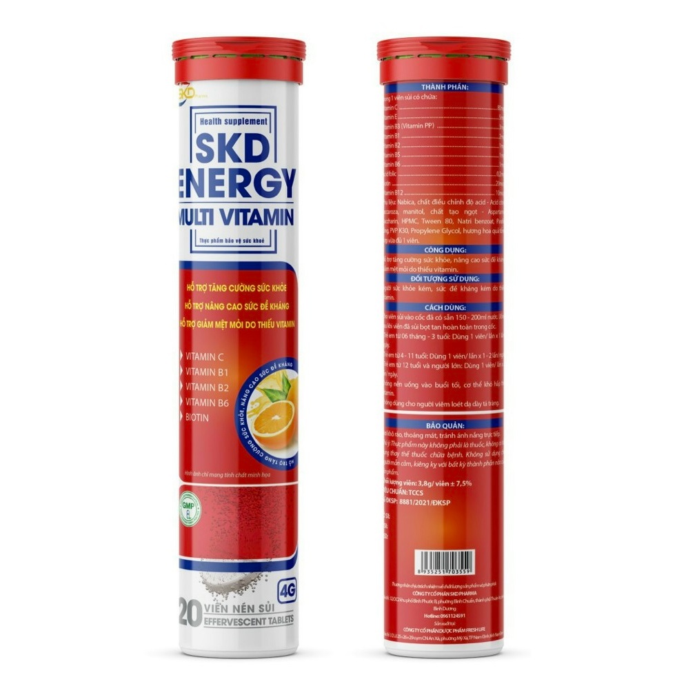VIÊN SỦI SKD ENERGY BỔ SUNG NĂNG LƯỢNG HỖ TRỢ TĂNG SỨC ĐỀ KHÁNG ...
