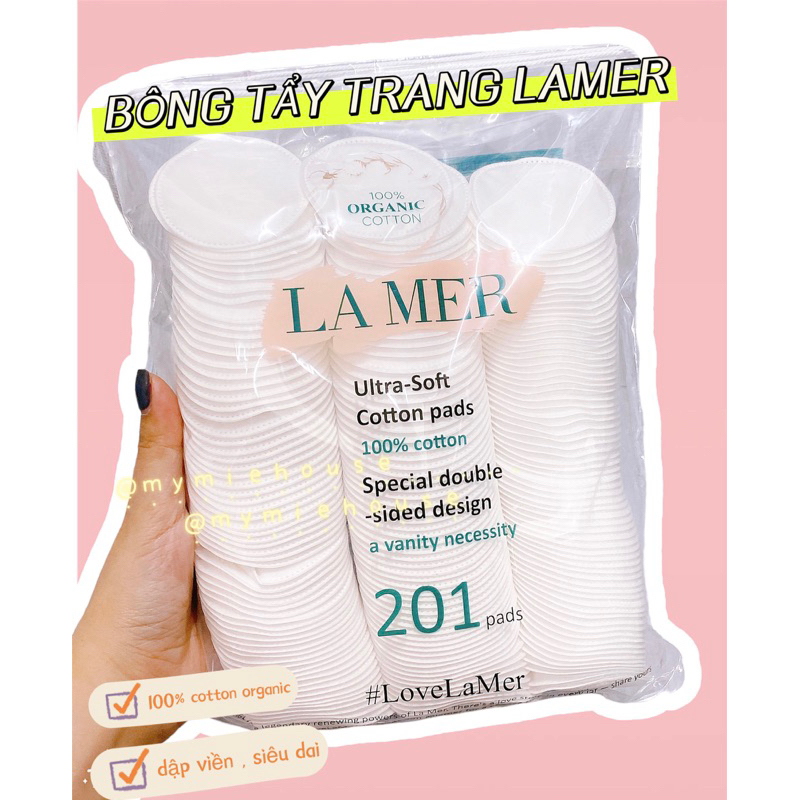 BÔNG TẨY TRANG LAMER TÚI 201 Miếng dập viền siêu dai | Shopee Việt Nam