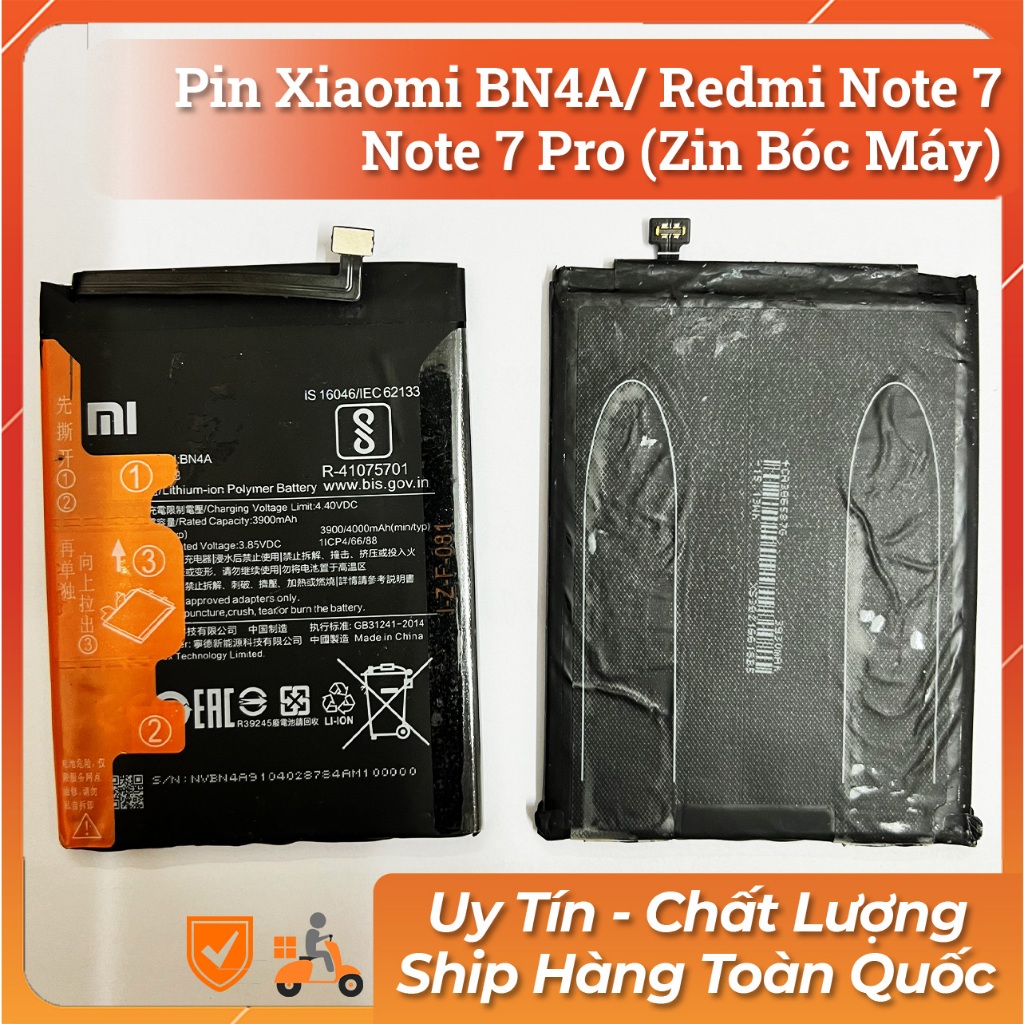 Pin BN4A Redmi Note 7/Note 7 Pro (Zin bóc máy) | Shopee Việt Nam