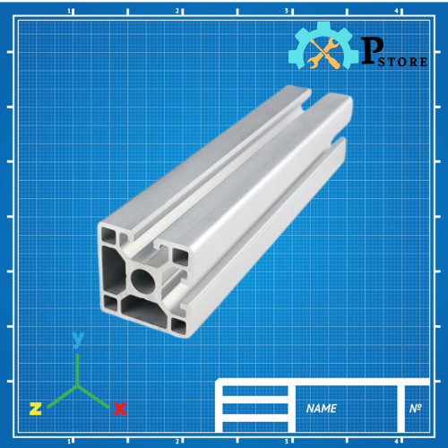 Nhôm Định Hình 2020/3030/4040 N2 Tiêu Chuẩn EU Trắng Kích Thước 1 Mét Miễn Phí Cắt Theo Kích ...