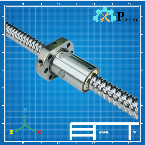 Bộ Vitme Bi Kèm Đai Ốc SFU 1204 Đủ Size Tiện Sẵn 2 Đầu Theo Theo Tiêu ...