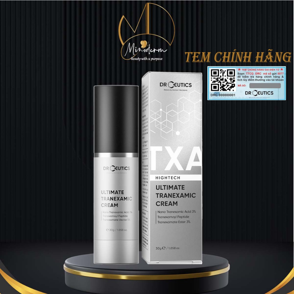 Kem dưỡng DrCeutics Ultimate Tranexamic Cream giảm thâm nám, cải thiện ...