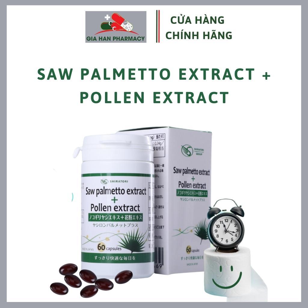 Viên uống Saw palmetto extract + Pollen extract giảm tiểu đêm, tiểu ...