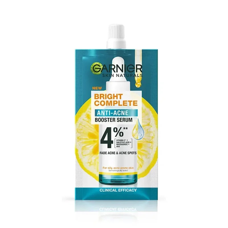 Sample Garnier Bright Complete Anti-Acnes Booster Serum 4% [Niacinamide ...