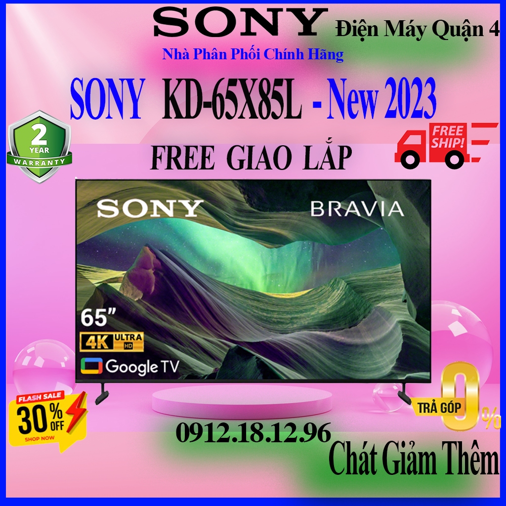 Google Tivi Sony 4K 65 inch KD-65X85L / 65X85L - Hàng chính hãng | Shopee Việt Nam