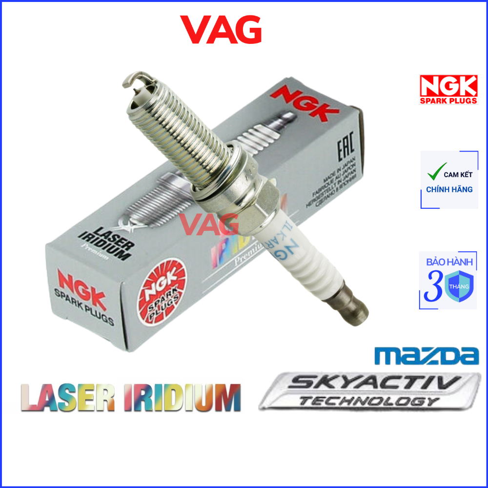 [ NGK Laser iridium Premium ] Bugi Mazda 3, Mazda 6, CX5, Mazda 2 Động cơ Skyactiv Từ Năm 2013 ...