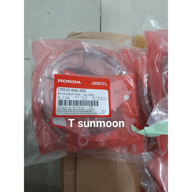 CP010K66900 Bộ má phanh trước - sau (K66) air balde abl 125 lead 125 ...