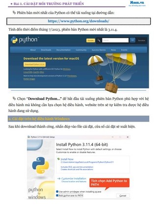 Sách lập trình Python cơ bản, cho người mới bắt đầu Moonbook | Shopee ...