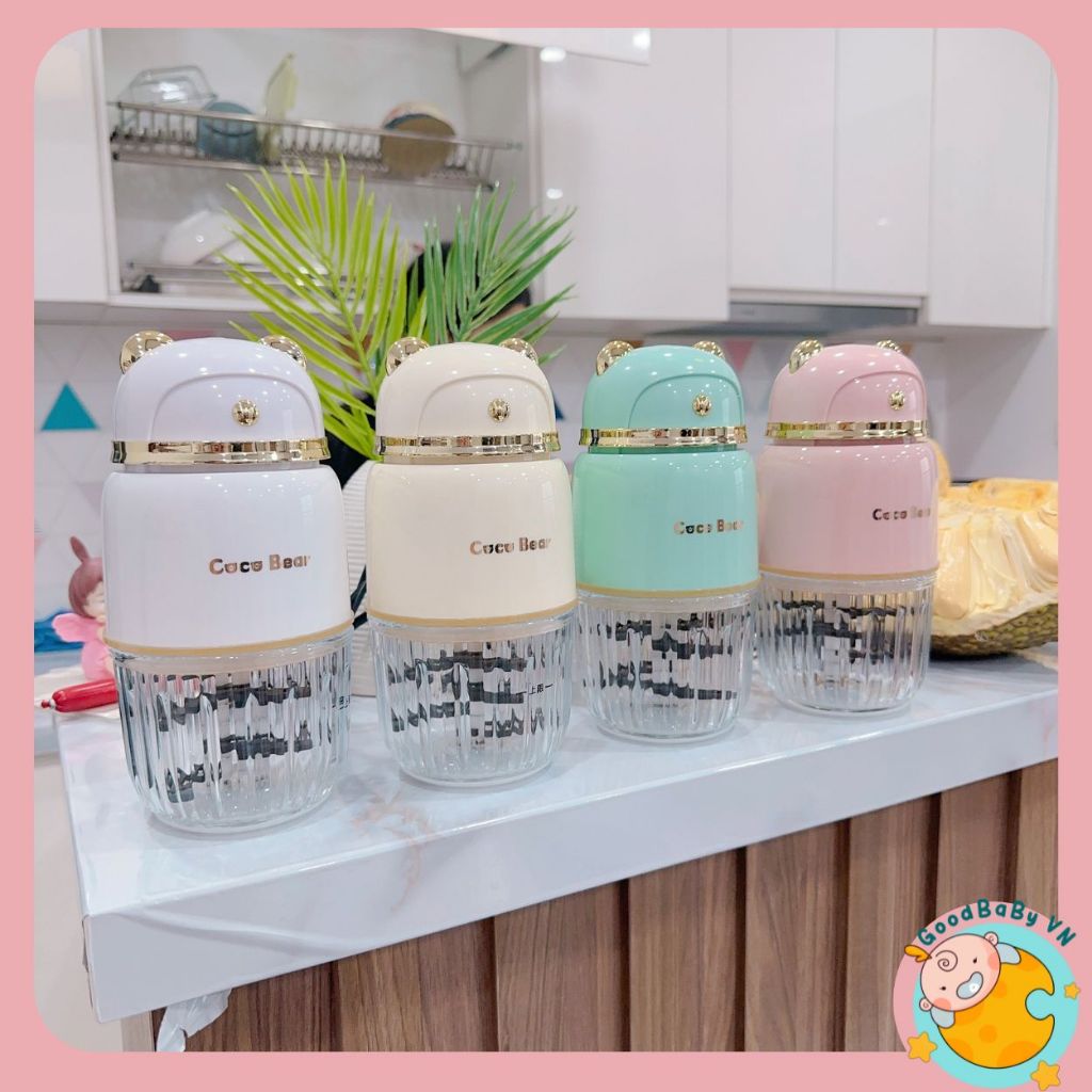 Máy Xay Ăn Dặm Đa Năng Cao Cấp Coco Bear, Lion Baby cho bé bản 8 lưỡi ...