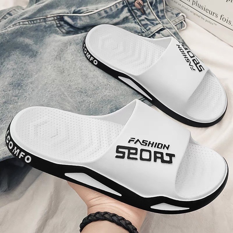 Mẫu Mới Dép Quai Ngang Nam Nữ Đế Cao, GIày Dép Đi Chơi dp105 | Shopee Việt Nam