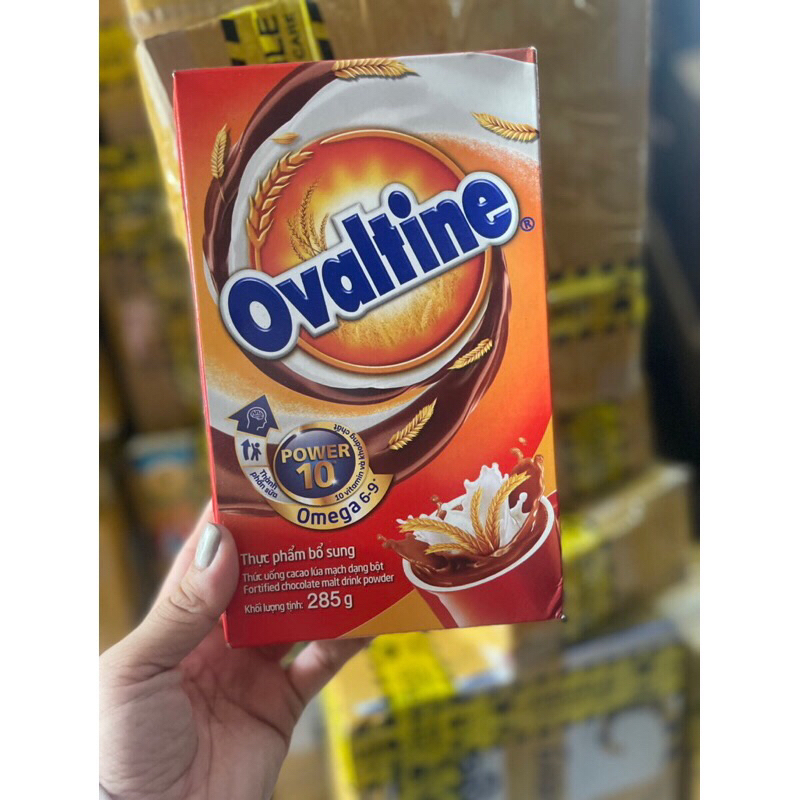 Thức uống dinh dưỡng từ lúa mạch hương socola Ovaltine bột hộp giấy ...