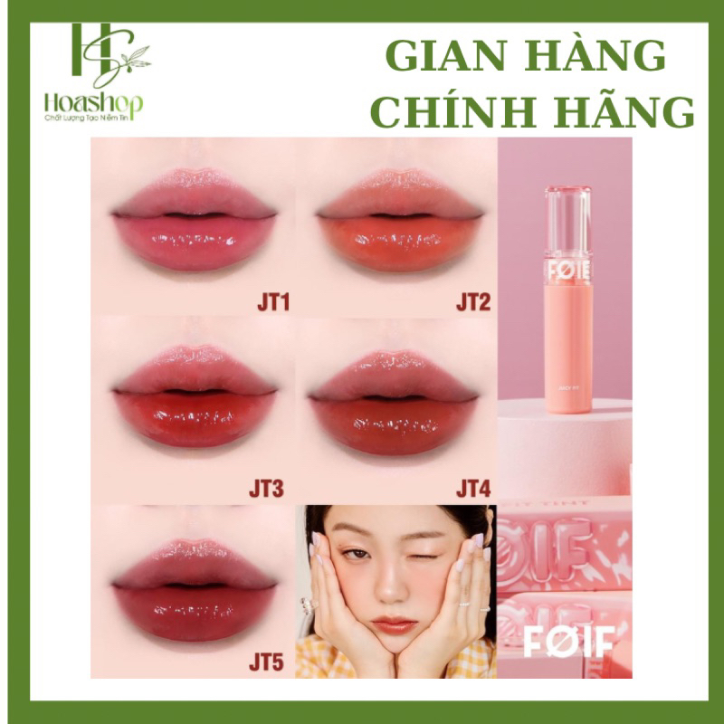 [FOIF by Merzy] Son Tint Bóng Thuần Chay, Ẩm Mọng, Bền Màu FOIF Juicy ...