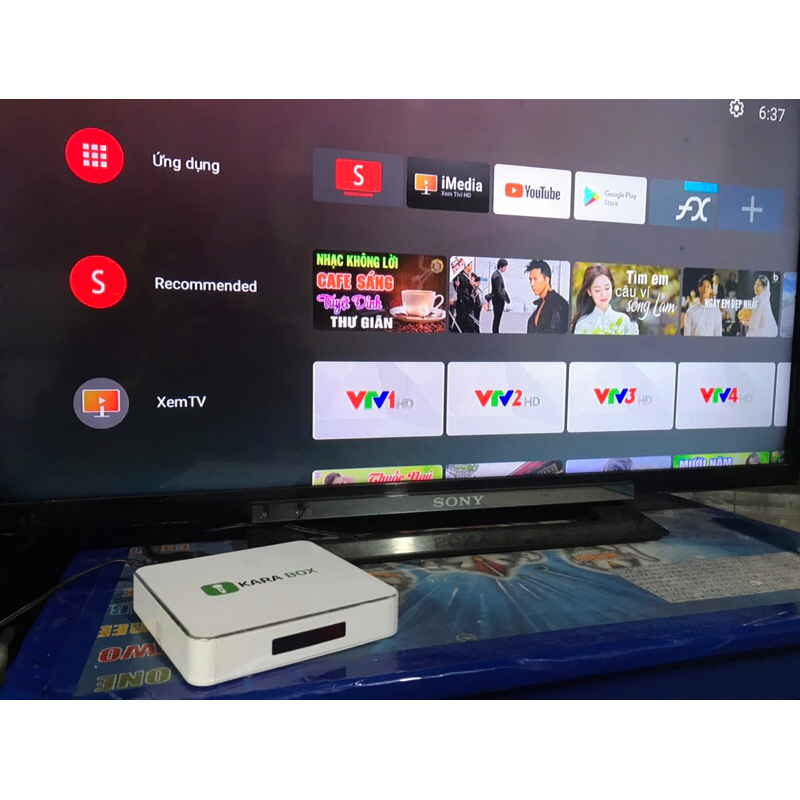 Karabox Android 8 , Hàng đã dùng, Chỉ box và nguồn không có điều khiển ...